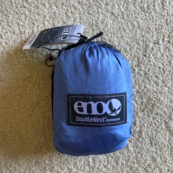Other | Eno Doublenest Hammock Blue And Gray | Poshmark